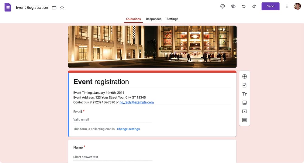 How to Create a Google Form for Event Registration in 2025